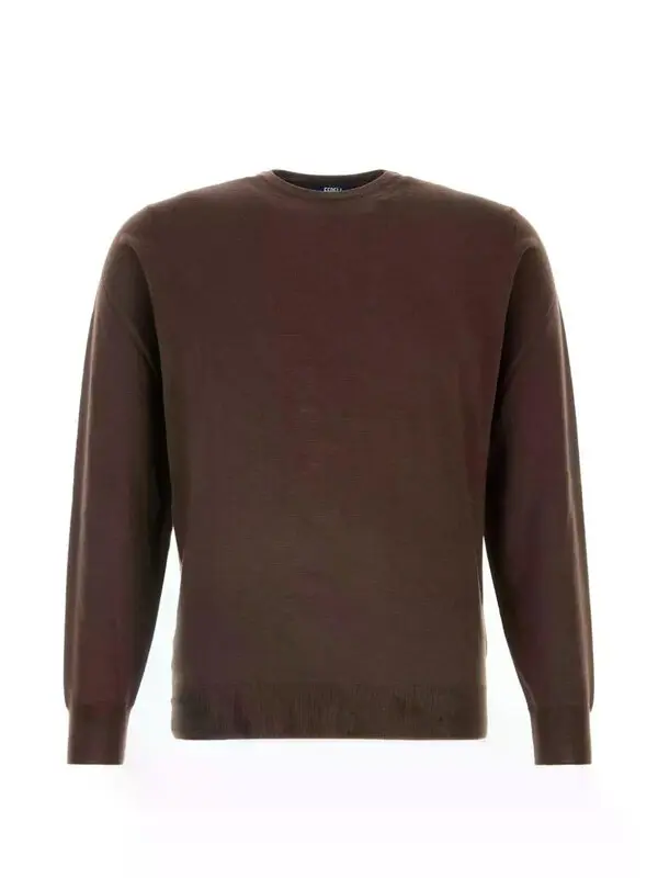 Fedeli Crew-neck Wool Sweater