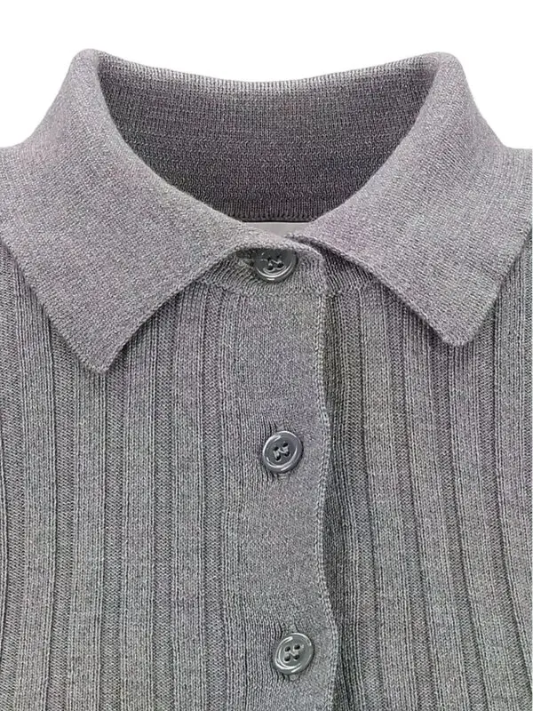 Mauro Grifoni Ribbed-knit Wool Cardigan