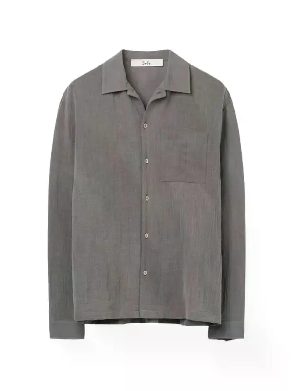 Séfr Everyday Textured-finish Shirt