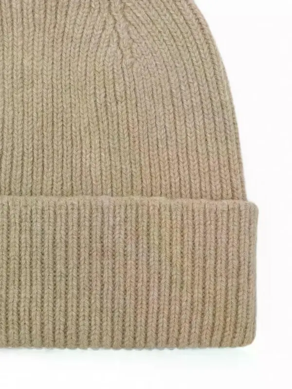 LE BONNET Ribbed-knit Beanie Hat - Neutrals