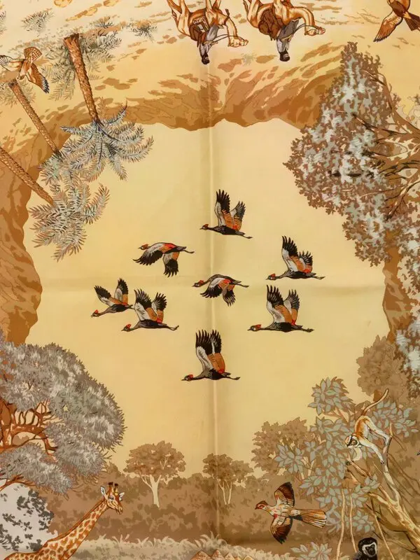 Hermès 20th Century Africa Silk Scarf 90 Scarves