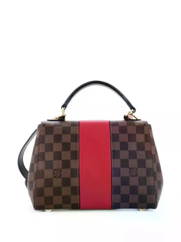 LOUIS VUITTON Bond Street Handbag Damier With Leather Bb Satchel