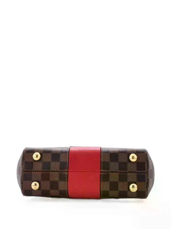 LOUIS VUITTON Bond Street Handbag Damier With Leather Bb Satchel