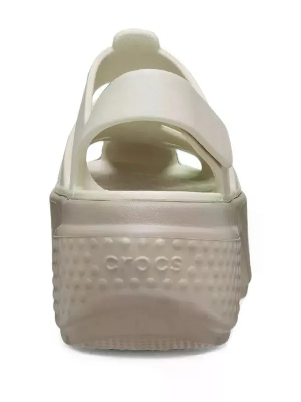 CROCS Stomp Fisherman Logo-print Sandals