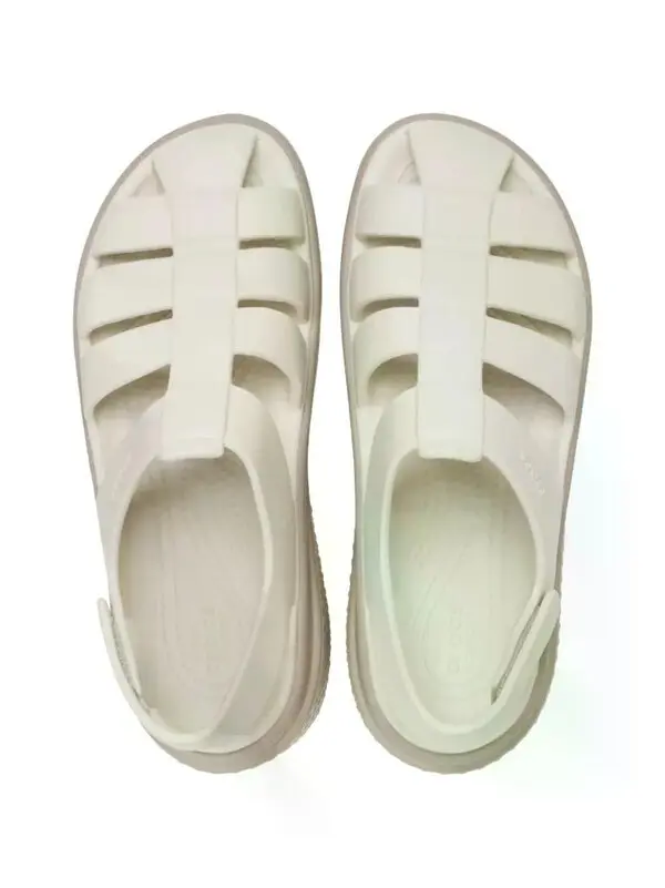 CROCS Stomp Fisherman Logo-print Sandals - Neutrals