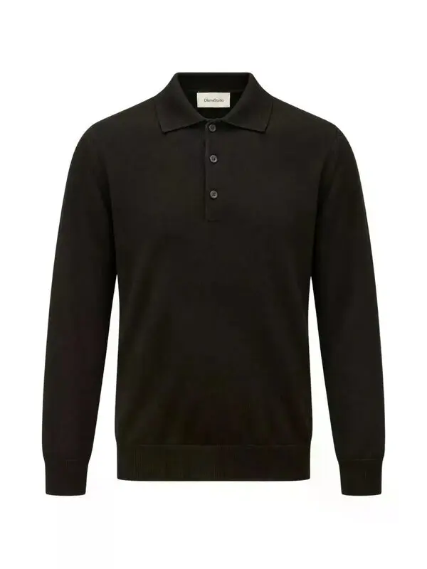 DIANA STUDIO Button-up Long-sleeve Polo Shirt