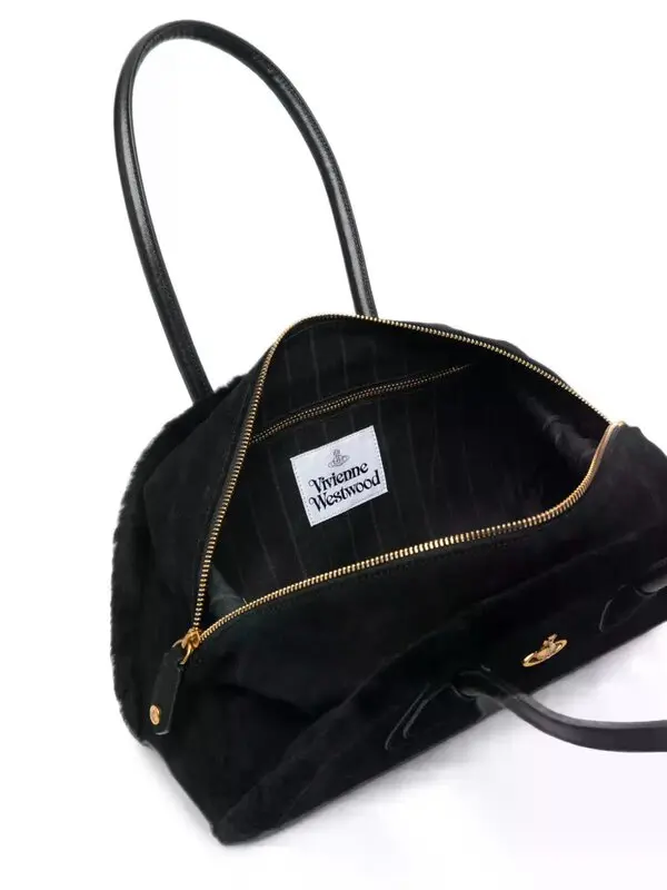 VIVIENNE WESTWOOD Shirley Suede Tote Bag