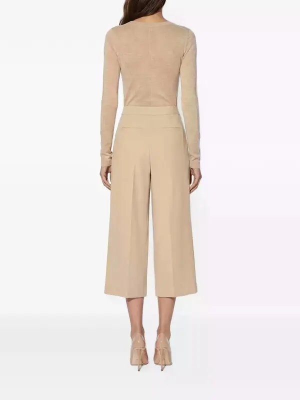 Elisabetta Franchi Lightweight Crêpe Fabric Trousers