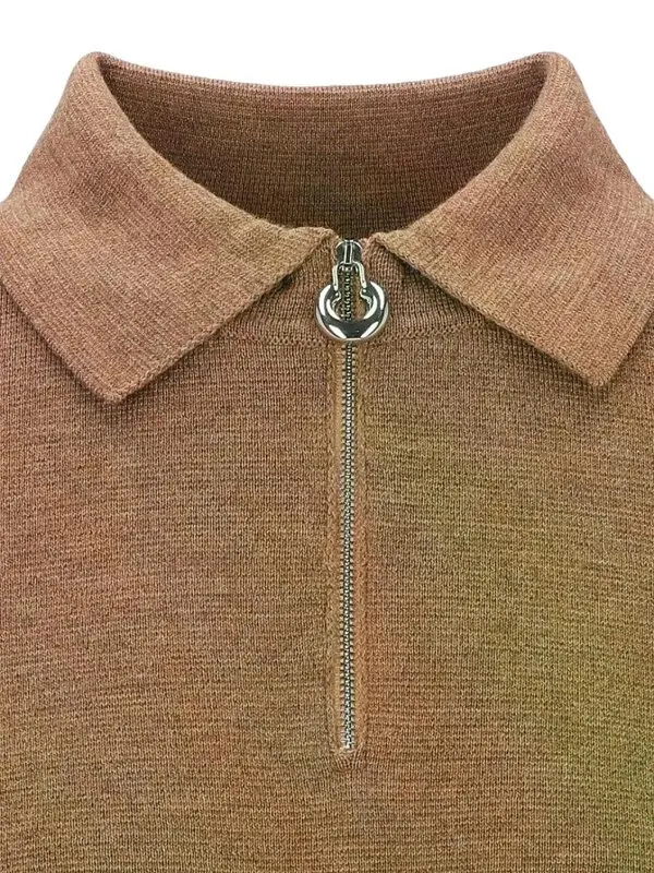 Mauro Grifoni Zip-fastening Polo-collar Sweater