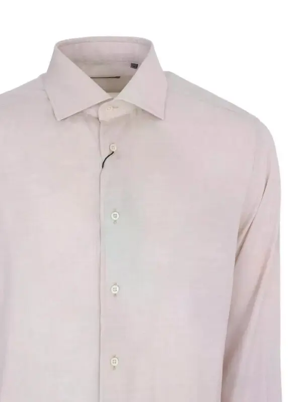 Corneliani Spread-collar Long-sleeved Shirt