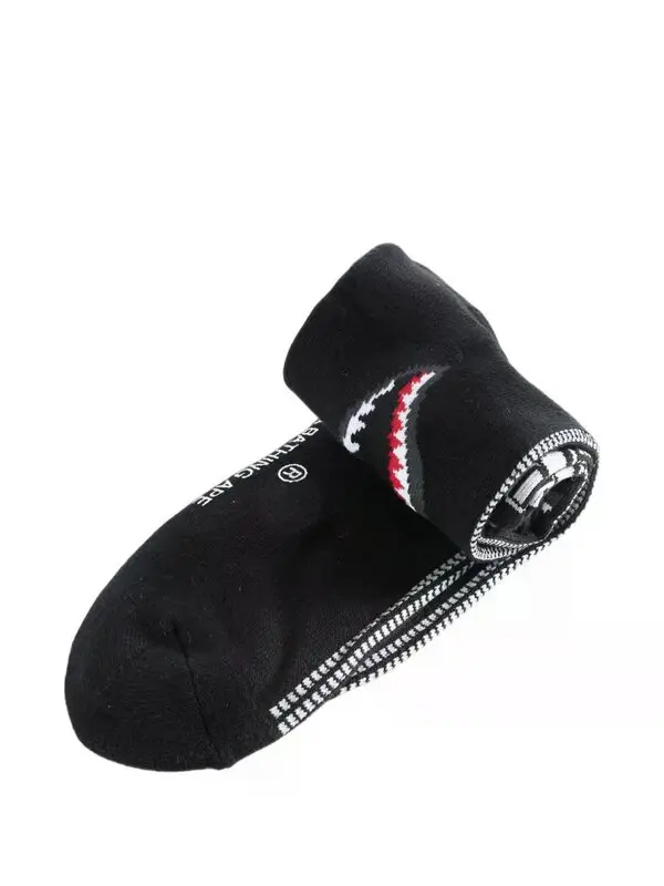 A BATHING APE Shark-print Socks