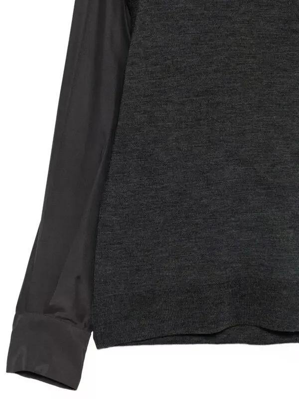 P.a.r.o.s.h Lwynford Roll-neck Panelled Sweater
