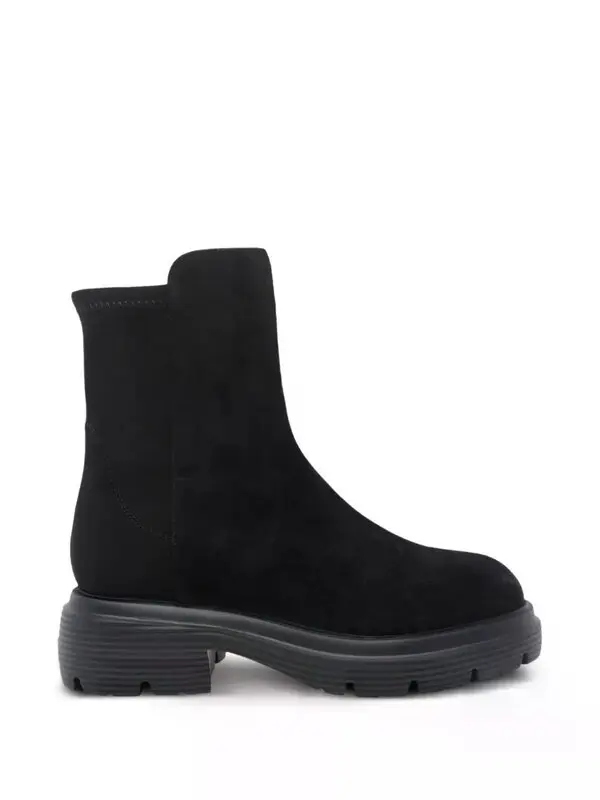 STUART WEITZMAN Lug-sole Ankle Boots - Black