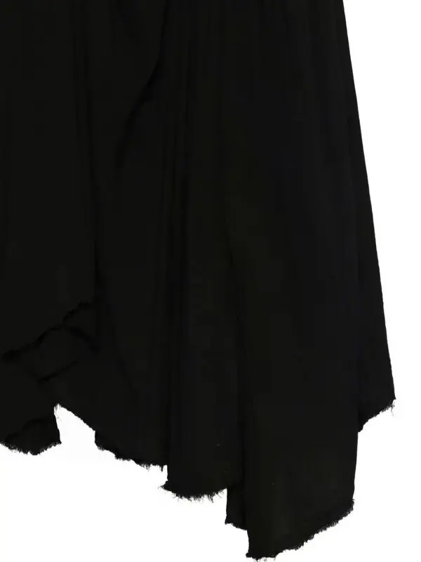 MARC LE BIHAN Ruffled Frayed Skirt