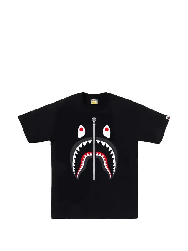 A BATHING APE Shark-print T-shirt