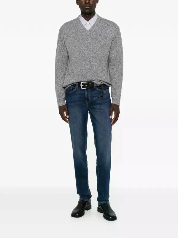 DANIELE FIESOLI V-neck Knitted Sweater