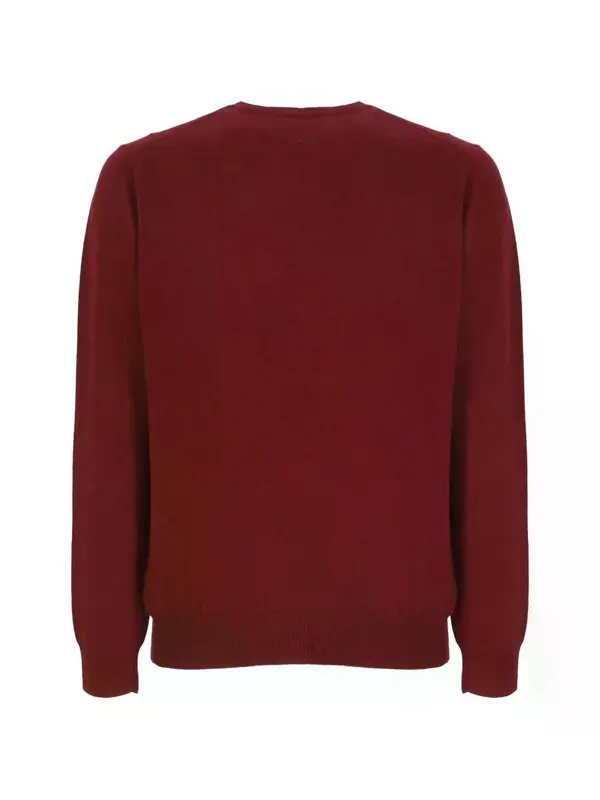 DELLA CIANA Crew-neck Ribbed-trim Sweater