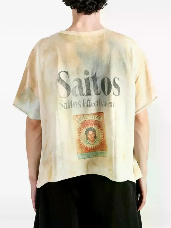 SAITOS Michael Jackson Star-pattern T-shirt