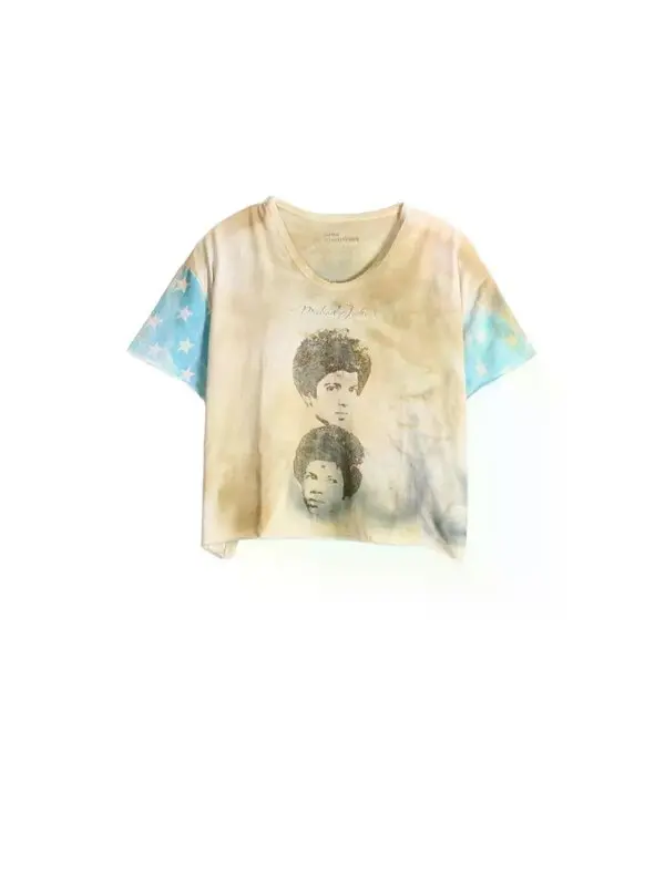 SAITOS Michael Jackson Star-pattern T-shirt