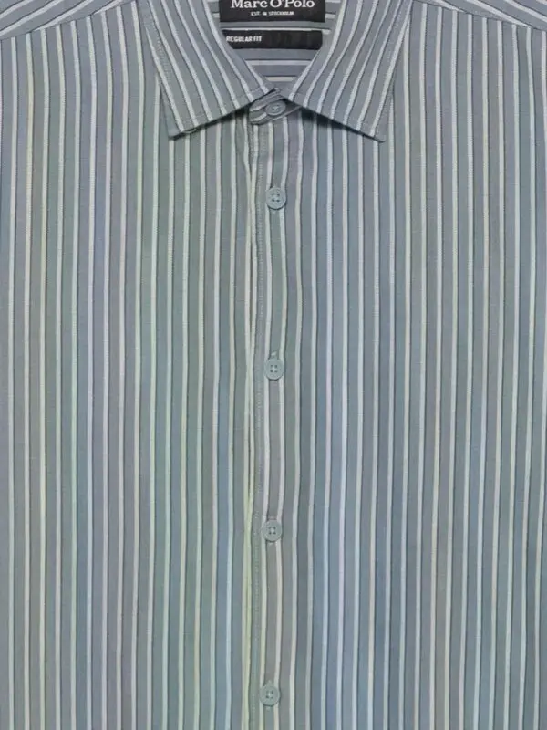 Marc O'polo Striped-pattern Long-sleeved Shirt