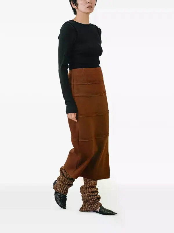 MULLER OF YOSHIOKUBO Mellow Wool Skirt