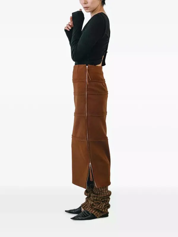 MULLER OF YOSHIOKUBO Mellow Wool Skirt