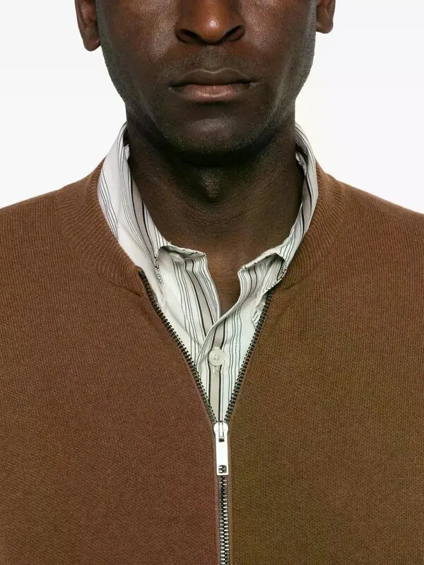DANIELE FIESOLI Zip-up Knitted Sweater