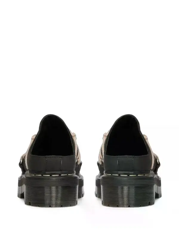 Rick Owens X Dr Martens Quad Sole Megalace® Flat Mules