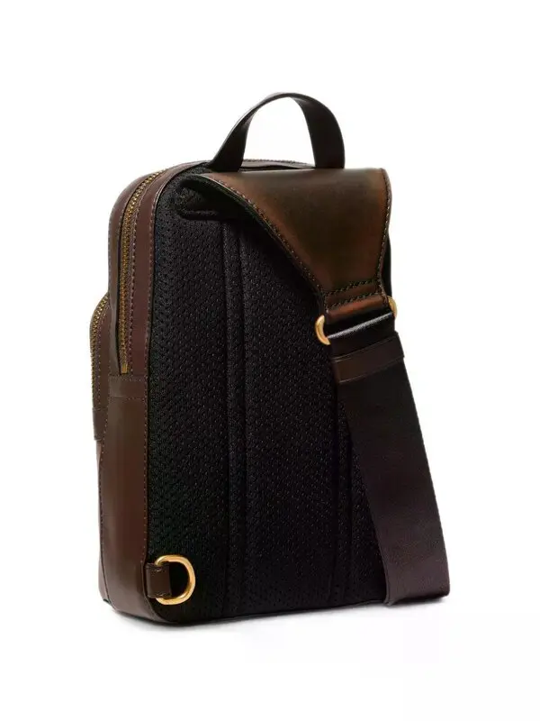 Michael Kors Hudson Medium Burnished Leather Sling Bag