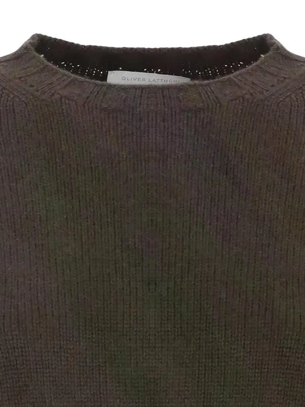 OLIVER LATTUGHI Ribbed-knit Sweater