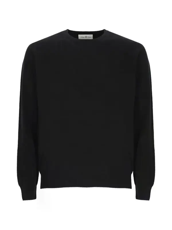 DELLA CIANA Crew-neck Ribbed-trims Sweater
