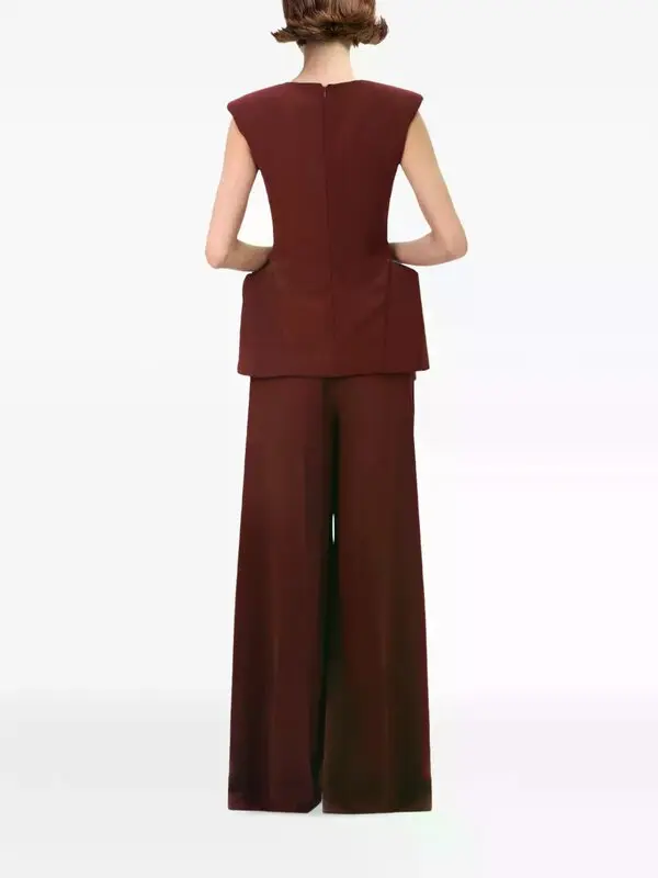 GEMY MAALOUF Pressed-crease Straight-leg Trousers