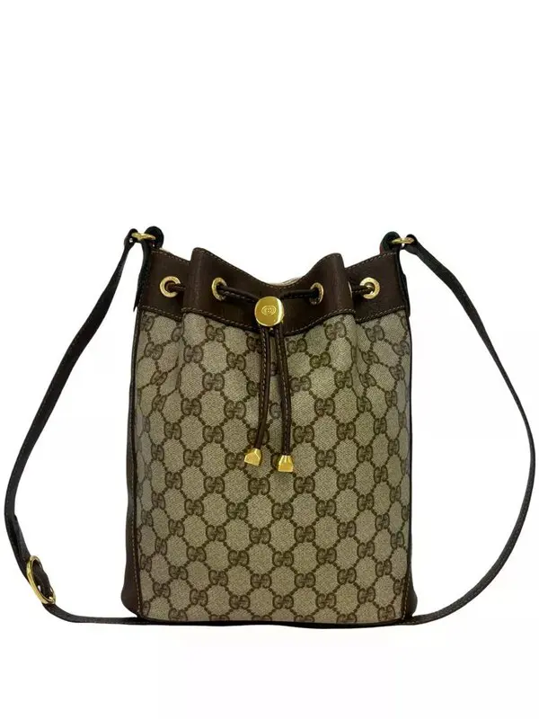 Gucci 1980-1990 Gg Supreme Web Bucket Bag