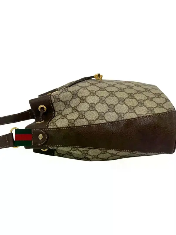 Gucci 1980-1990 Gg Supreme Web Bucket Bag