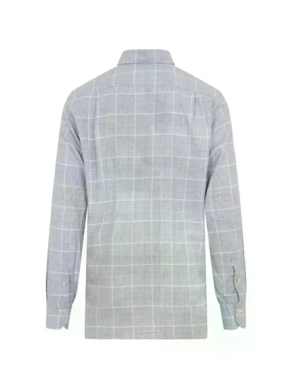Kiton Check-pattern Flap-pocket Shirt