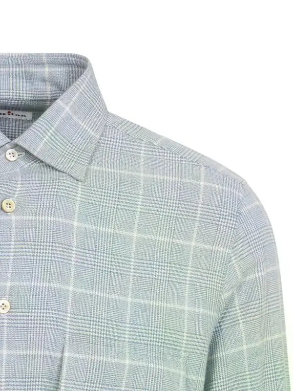 Kiton Check-pattern Flap-pocket Shirt