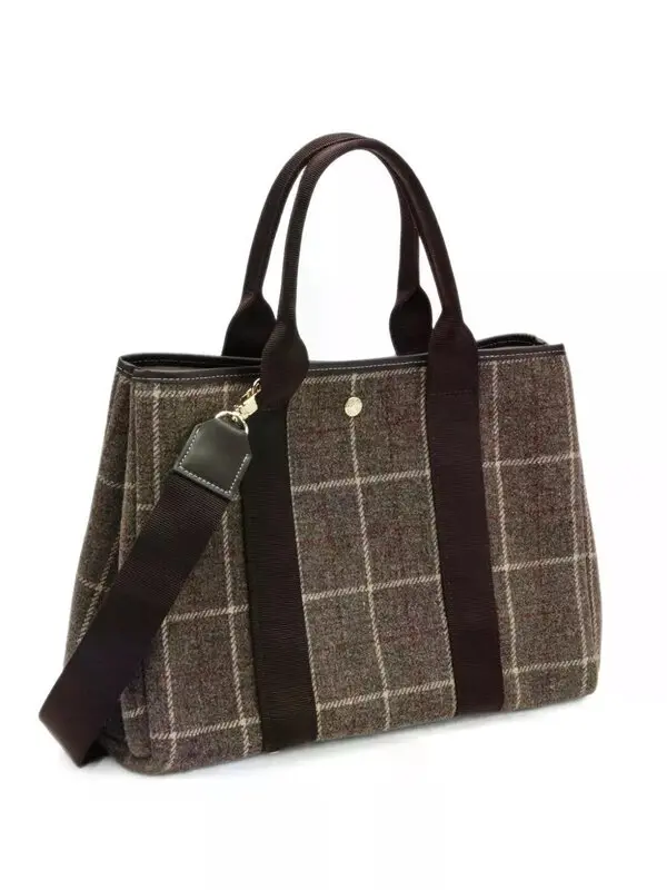 Rue De Verneuil Small Traversée Check Tote Bag
