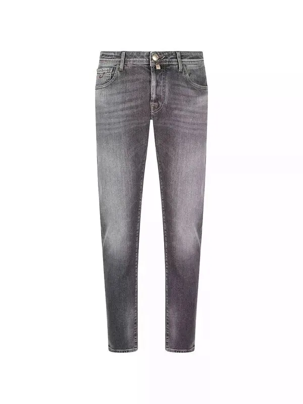 JACOB COHЁN Nick Washed-effect Logo-patch Jeans