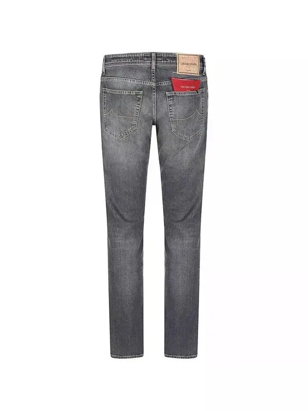 JACOB COHЁN Nick Washed-effect Logo-patch Jeans