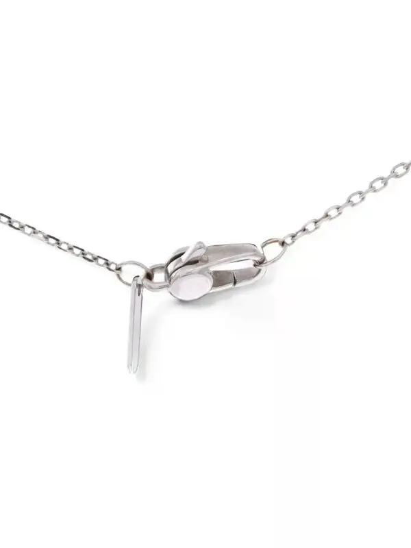 Gucci Icon Twirl 18k White Gold With Diamonds Necklace - Silver