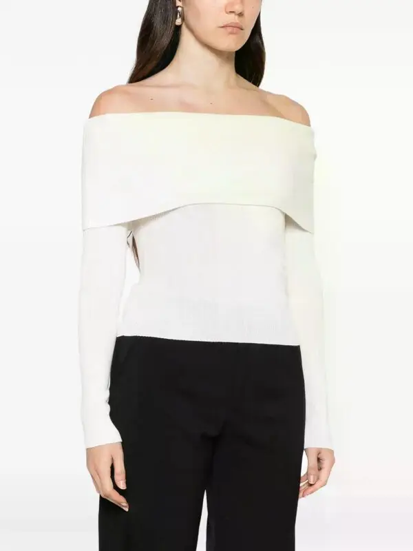 Alice + Olivia Dolan Foldover Sweater