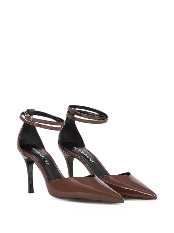 NOTABENE Sax Pointed-toe Ankle-strap Heeled Pumps
