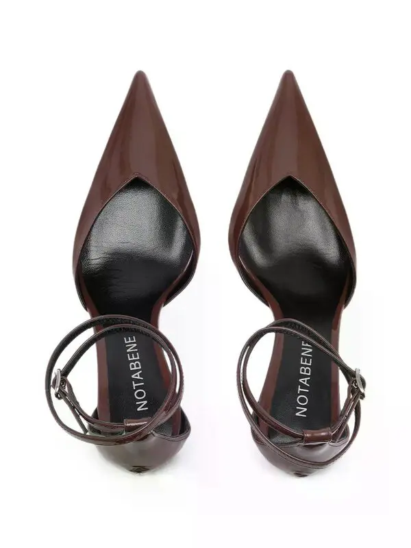 NOTABENE Sax Pointed-toe Ankle-strap Heeled Pumps