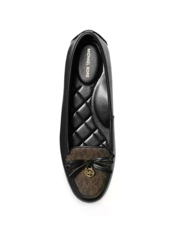 Michael Kors Leather Moccasins With Exclusive Wendy Logo