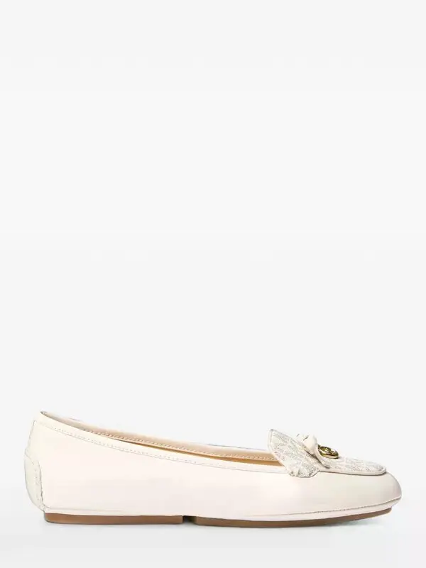 Michael Kors Leather Moccasins With Exclusive Wendy Logo