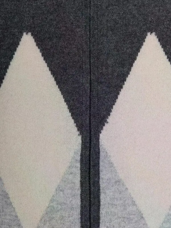 BALLANTYNE Argyle-intarsia Cashmere Cardigan