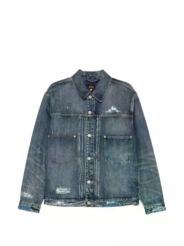 EVISU Daicock Print Denim Jacket