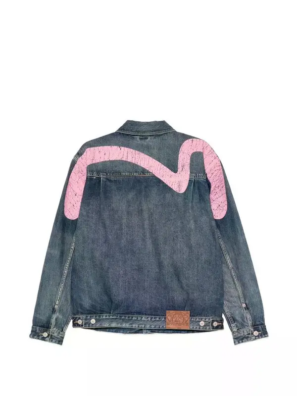 EVISU Daicock Print Denim Jacket