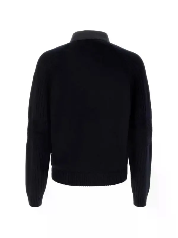 Moncler Quilted-panel Zip-up Cardigan