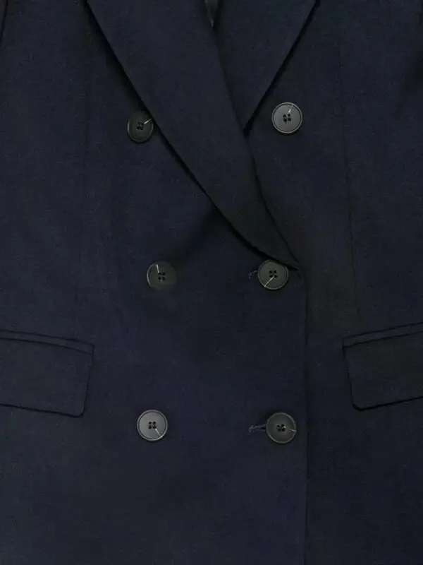 CENERE GB Double-breasted Peak-lapel Blazer